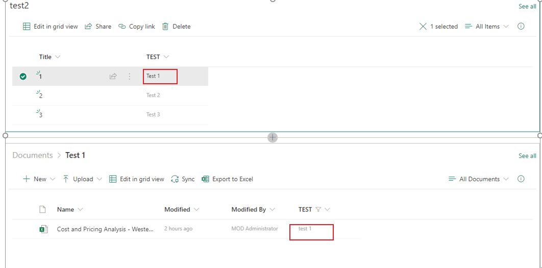 How to connect MS Lists with Document Libraries - Microsoft Q&A