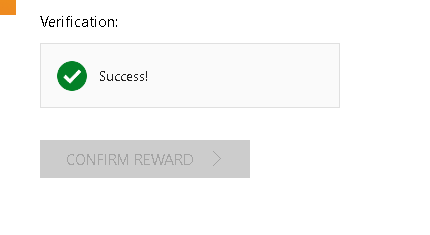 Microsoft reward confirm button does not work, is greyed out even after ...