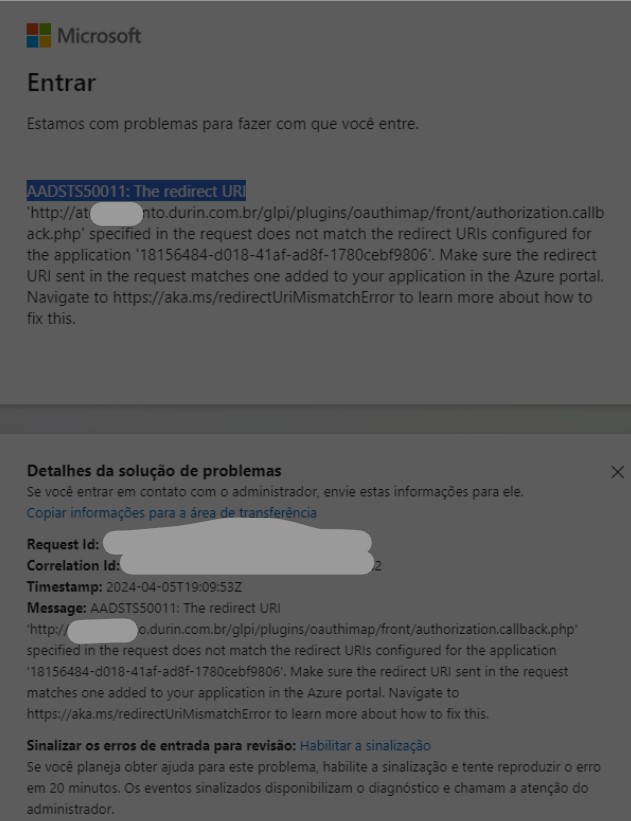Error AADSTS50011: The redirect URI - Microsoft Q&A