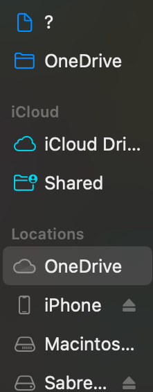 Why does my Mac show two different OneDrive locations? - Microsoft Q&A