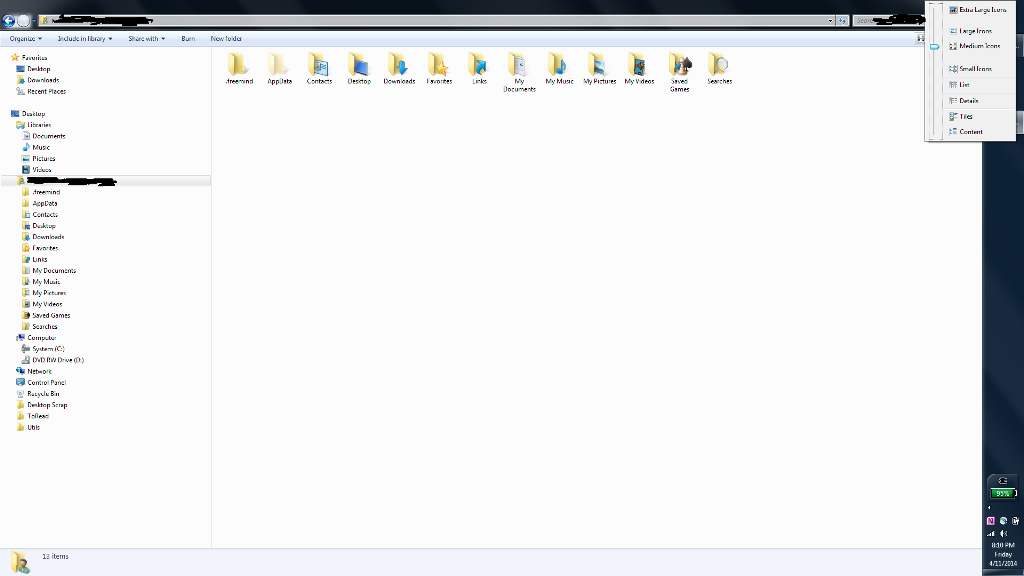 Windows 7 - Folder / File icons dont show up in Large and Extra Large ...