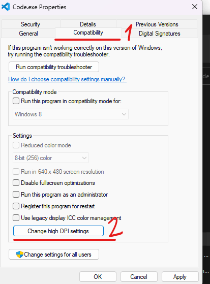 Interface blur in applications. - Microsoft Q&A