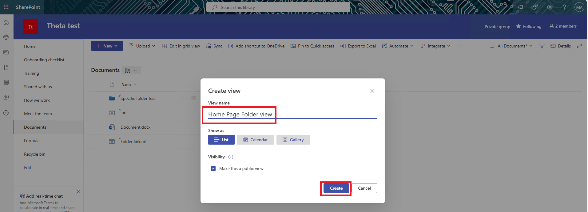 How can I display specific folders on specific pages of my SharePoint site? - Microsoft Q&A