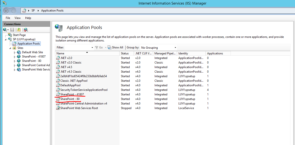 Stopped App Pool to be started - Microsoft Q&A
