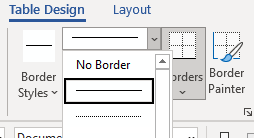 How can I make table cell borders transparent? - Microsoft Q&A