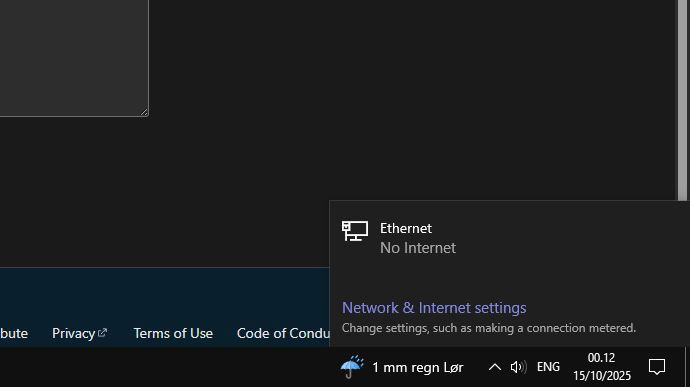 Windows insists I have no internet connection - Microsoft Q&A