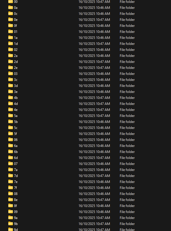 wondering why there's a folder in one of my drives for pretty much each ...