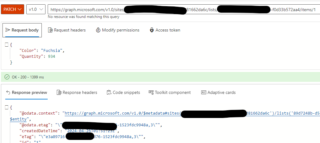 Update Listitem Properties And Update Driveitem Properties For Sharepoint Using Msgraphapi