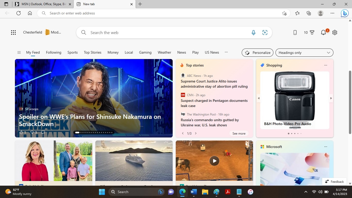 New Tab Homepage Changed - Microsoft Q&A
