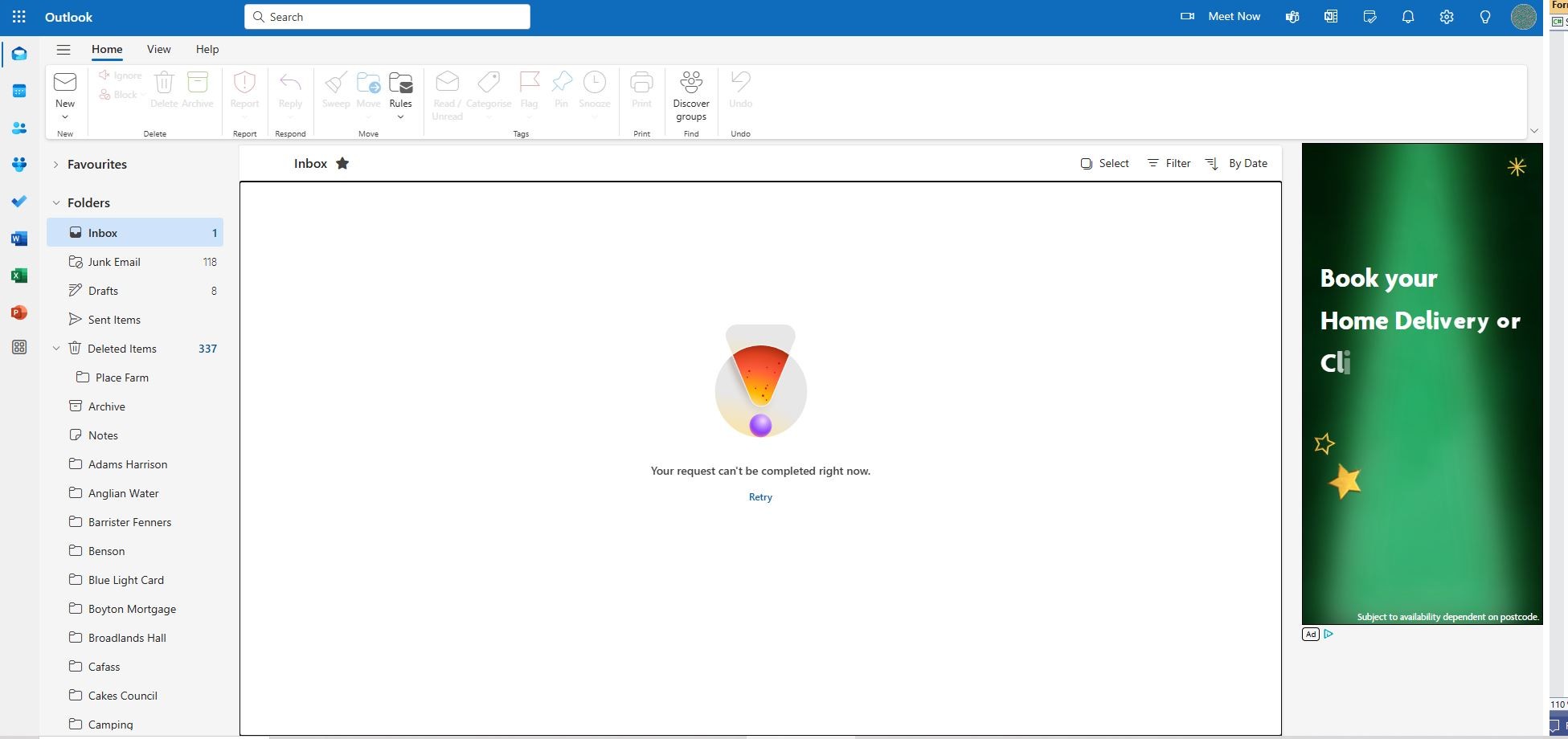 HotMail email account problem in Outlook - Mailbox appears empty ...