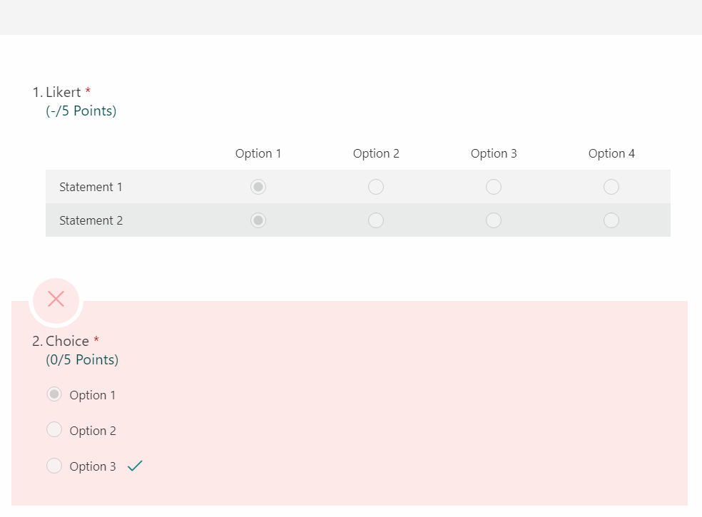 How does the auto-grading feature of a Likert Question in a Quiz work ...
