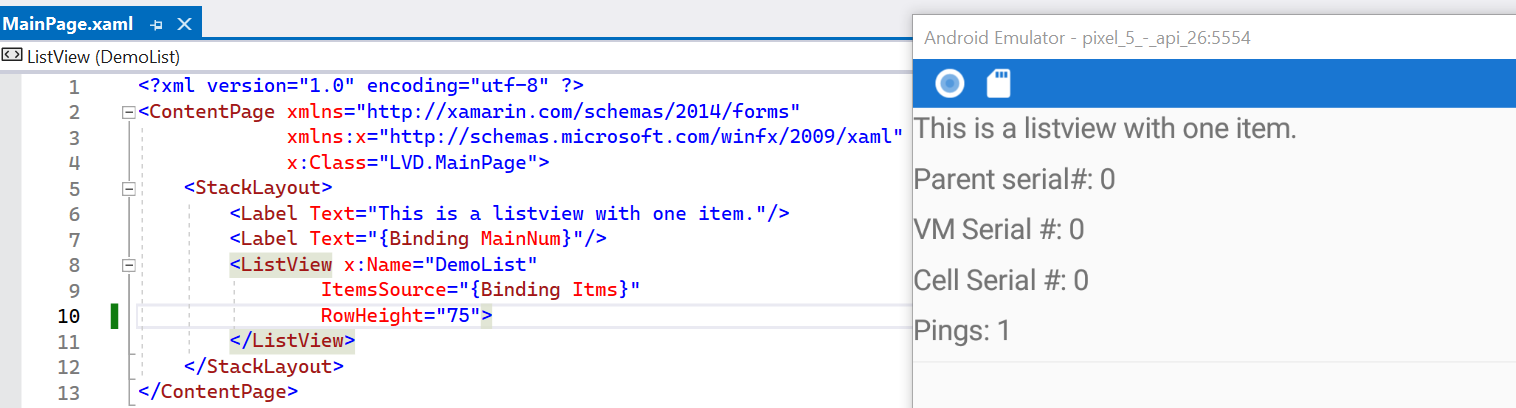 Bug: VisualStudio2022 ListView RetainElement infinitely creates cells ...