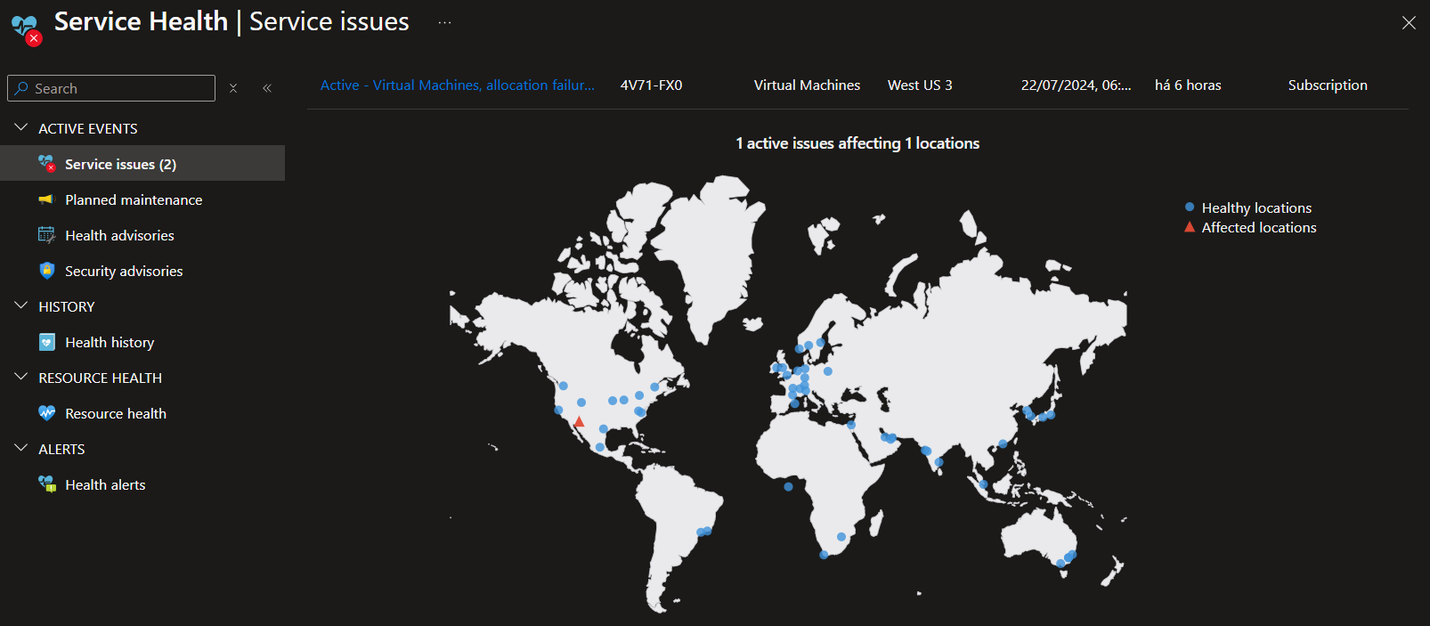 Active - Virtual Machines, allocation failures in West US 3 - Microsoft Q&A