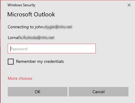 Adding second NHS.net account to outlook 2019 - Microsoft Q&A