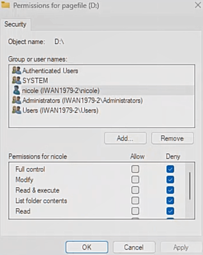 how to fully deny access of local drive to specific users via drive ...