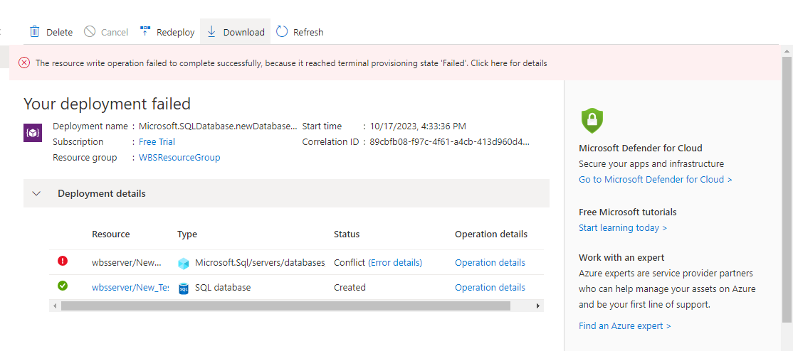 Unable To Import A Bacpac File From A Storage Account Container To Sql Server Microsoft Qanda 