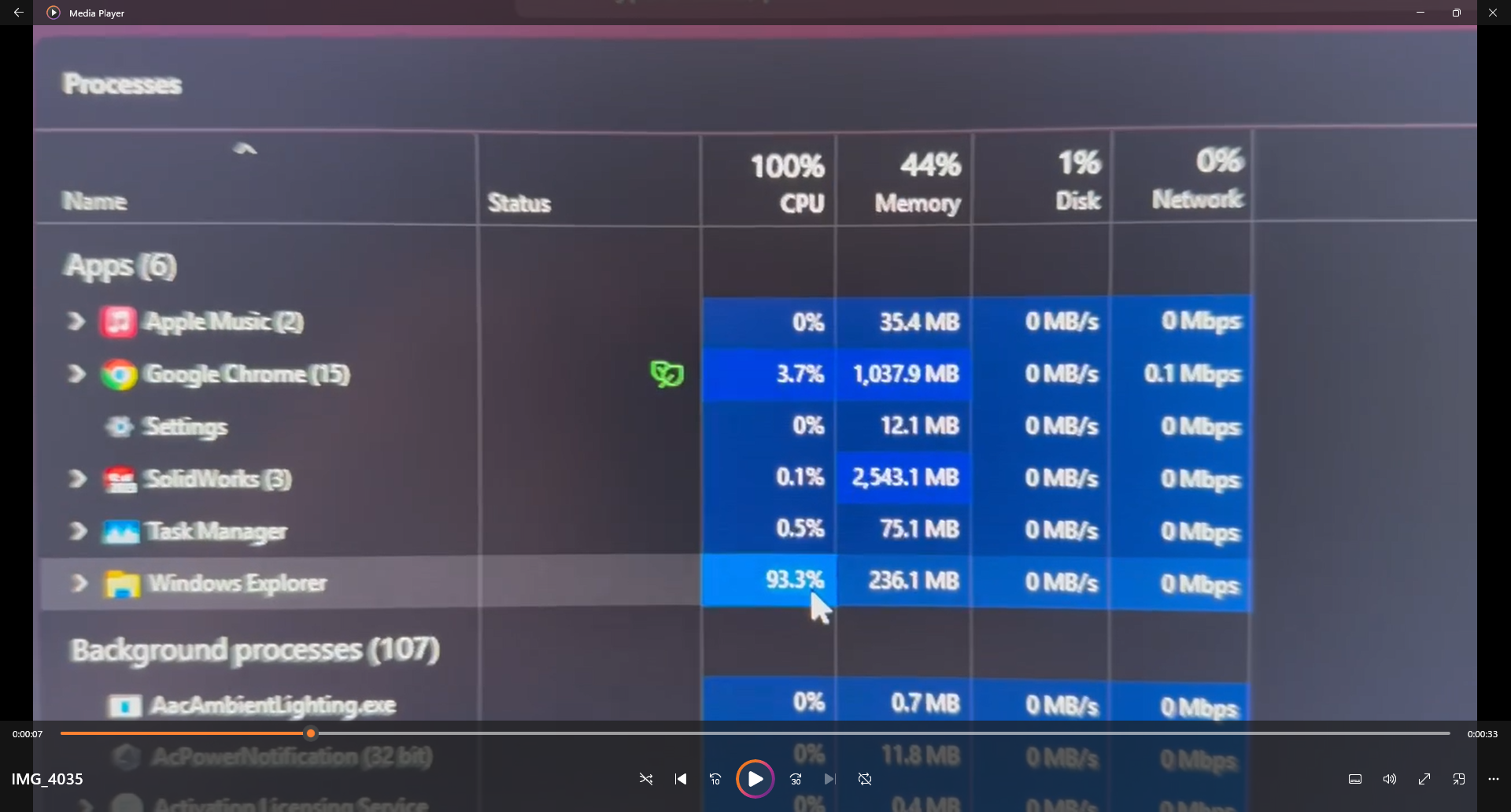 Frequently excessive CPU usage by explorer.exe - Microsoft Q&A