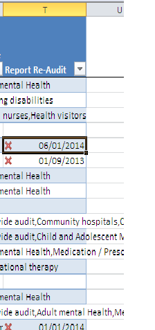 Excel Cell has a red X preceeding data? - Microsoft Q&A