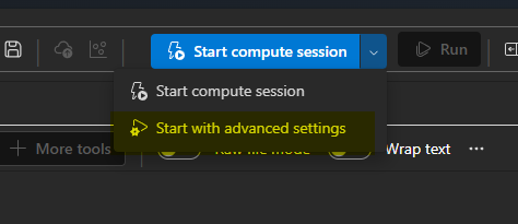 "start compute session" fails with no reason - Microsoft Q&A