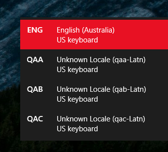 How do i remove QAA, QAB and QAC Latin unknown locales? - Microsoft Q&A