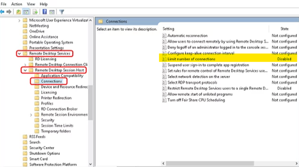 Technical Support - RDS Connections on Device - Microsoft Q&A