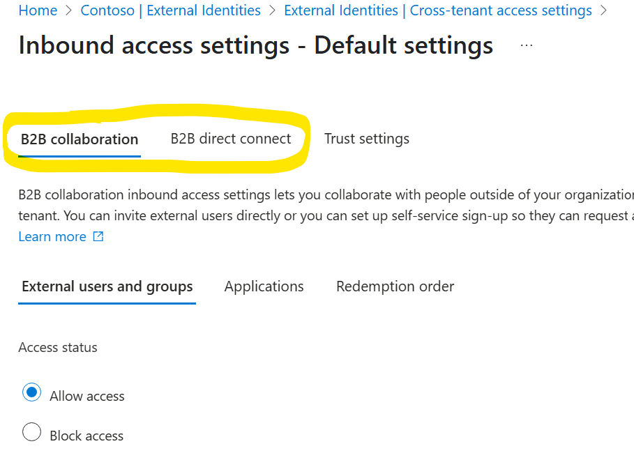 Locked out of Entra ID tenancy when setting up B2B - Microsoft Q&A