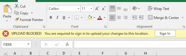 Upload blocked - Microsoft Q&A
