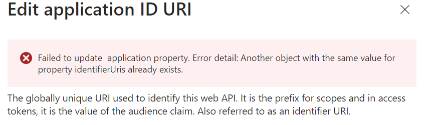 How to rename Application ID URI - Microsoft Q&A