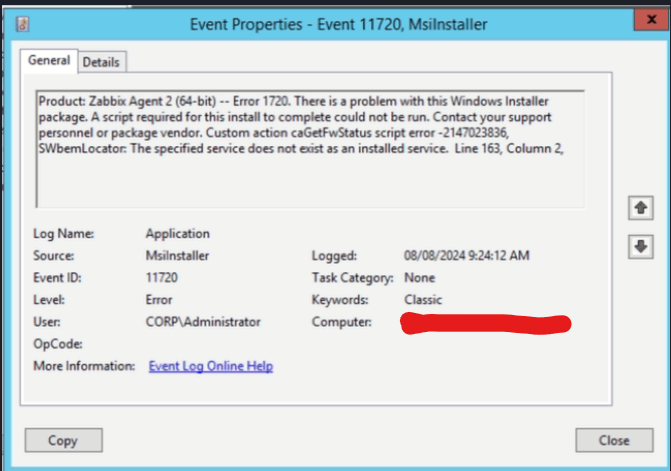 how to fix Event ID11720 (Msiinstaller) - Microsoft Q&A