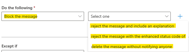 What happens to email that was blocked by a mail flow rule? - Microsoft Q&A
