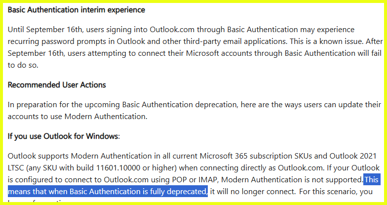 App Passwords for sign in. Does Microsoft still allow these??? or have they been Deprecated ...