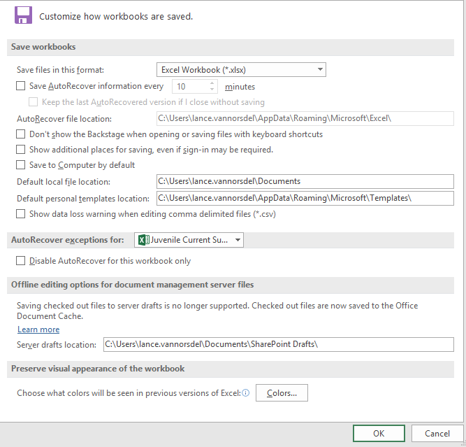 Disable AutoRecovery - Microsoft Q&A