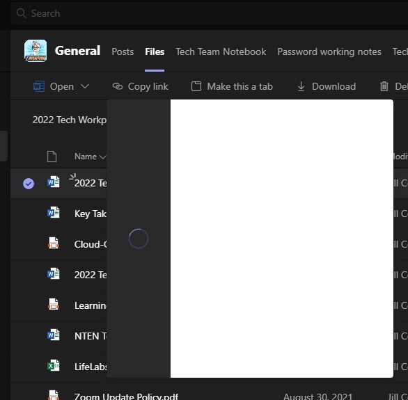 Copy Link to documents in Teams not working - Microsoft Q&A