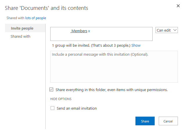 SharePoint notification - Microsoft Q&A