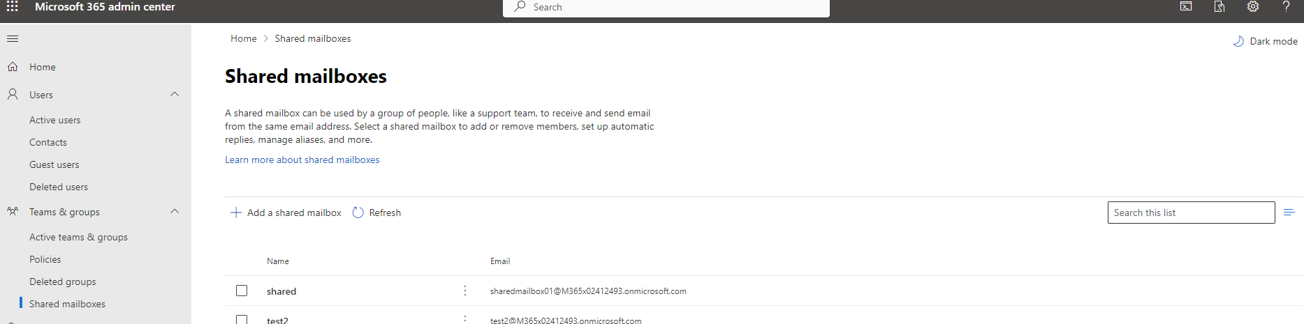 where do i view shared mailboxes and manage them? - Microsoft Q&A