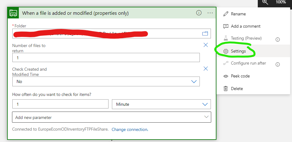 Cannot Delete On Premise File With File System Delete File In Logic App Microsoft Qanda