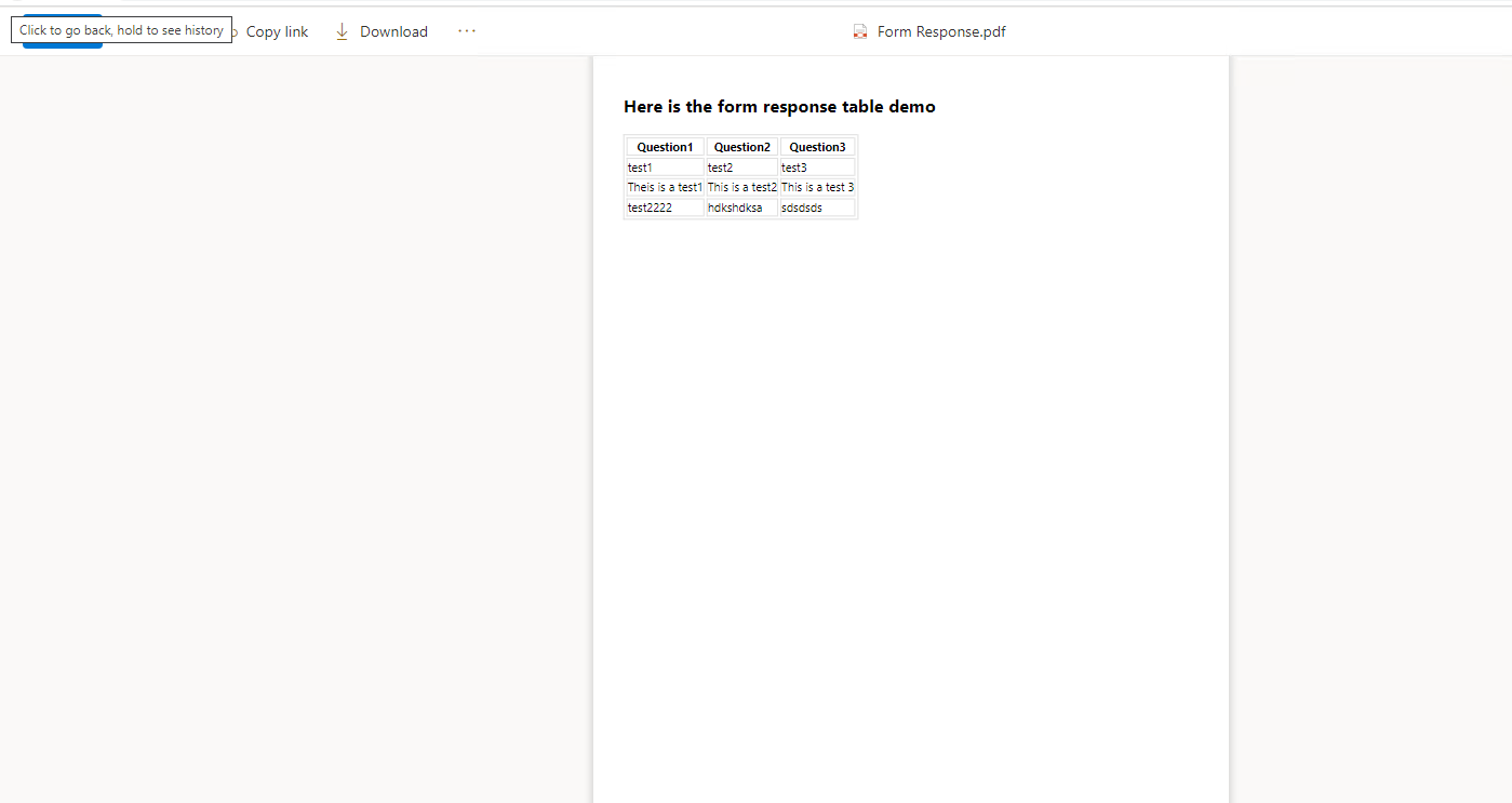 Power Automate: MS Forms responses to Sharepoint - Microsoft Q&A