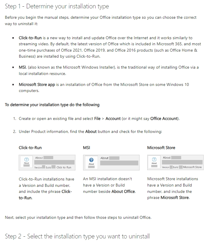 i uninstall the office home & student 2021 and installed office pro ...