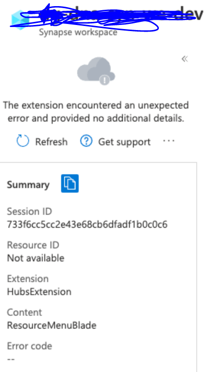 Synapse Workspace in West Europe not opening up - Microsoft Q&A
