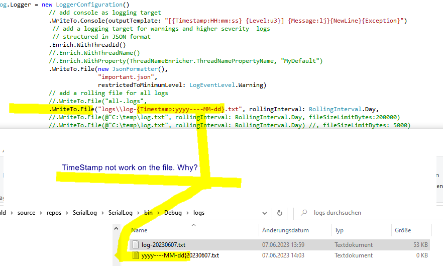 Serilog C Configuration Microsoft Qanda