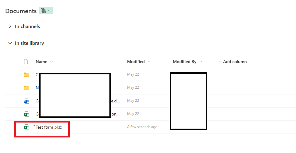 Microsoft Forms implementing with SharePoint - Microsoft Q&A
