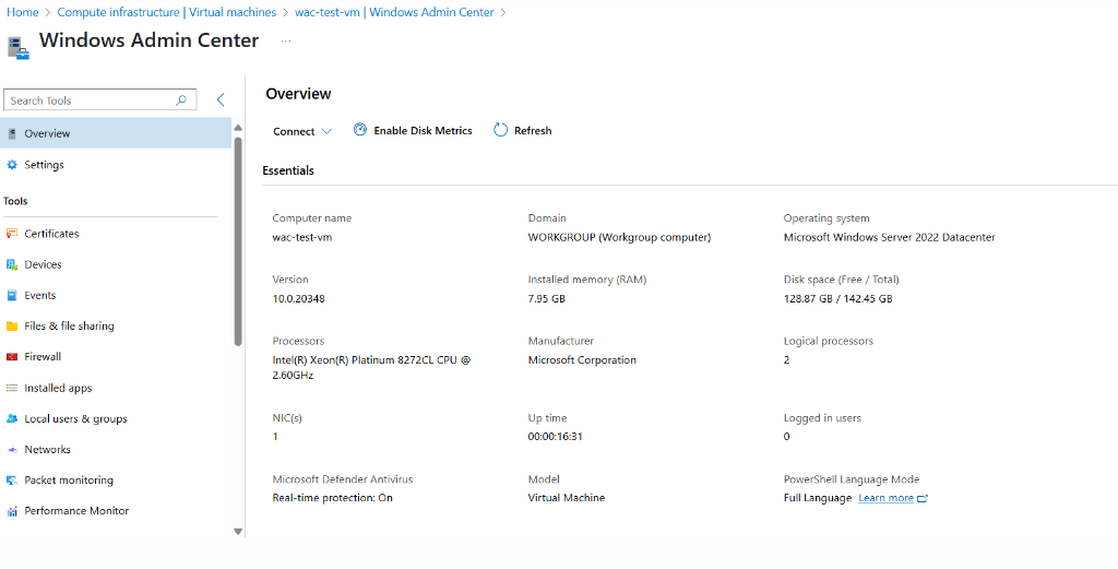 Error Windows Admin Center extension on Azure Local - Microsoft Q&A