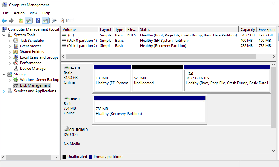 Moving the WinRE Recovery partition to a different disk - Microsoft Q&A