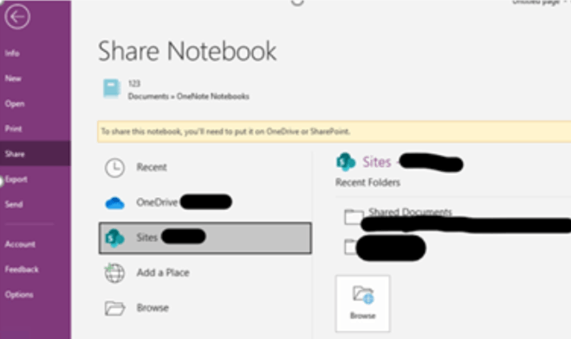 Changing syncs with OneNote - Microsoft Q&A