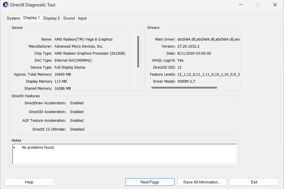 DirectX 11 and DirectX 12 are not working on my PC - Microsoft Q&A