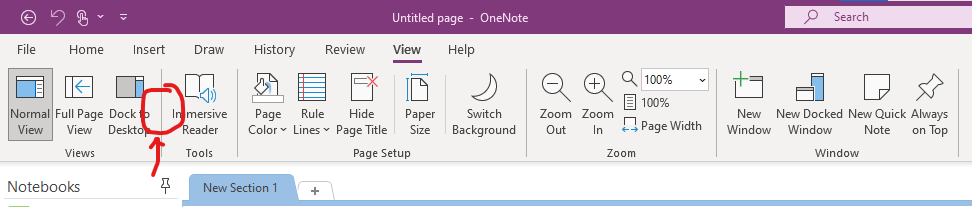 Change layout OneNote - Microsoft Q&A