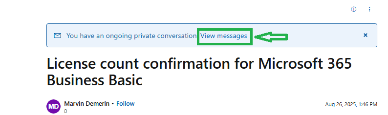 License count confirmation for Microsoft 365 Business Basic - Microsoft Q&A