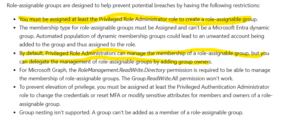 Azure Entra Groups and restriction on who can add members to the group - Microsoft Q&A