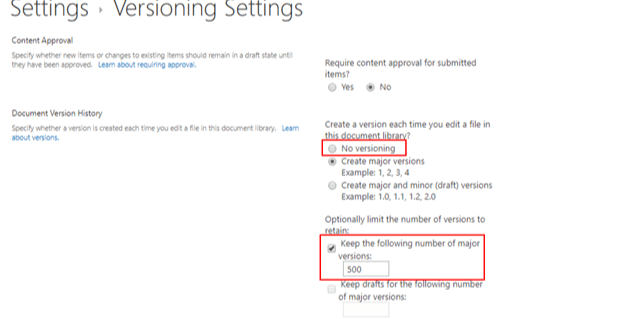 Version history fills oneDrive - Microsoft Q&A