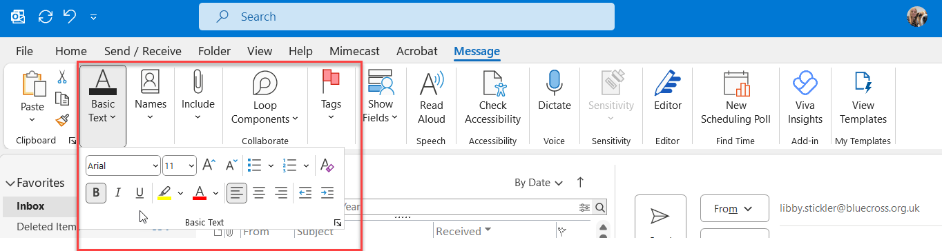 How do I add bold, underline and other text formatting options back to ...